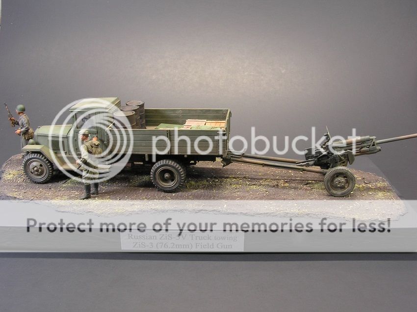 Russian ZiS-5V Truck towing ZiS-3 Field Gun - International Scale Modeller