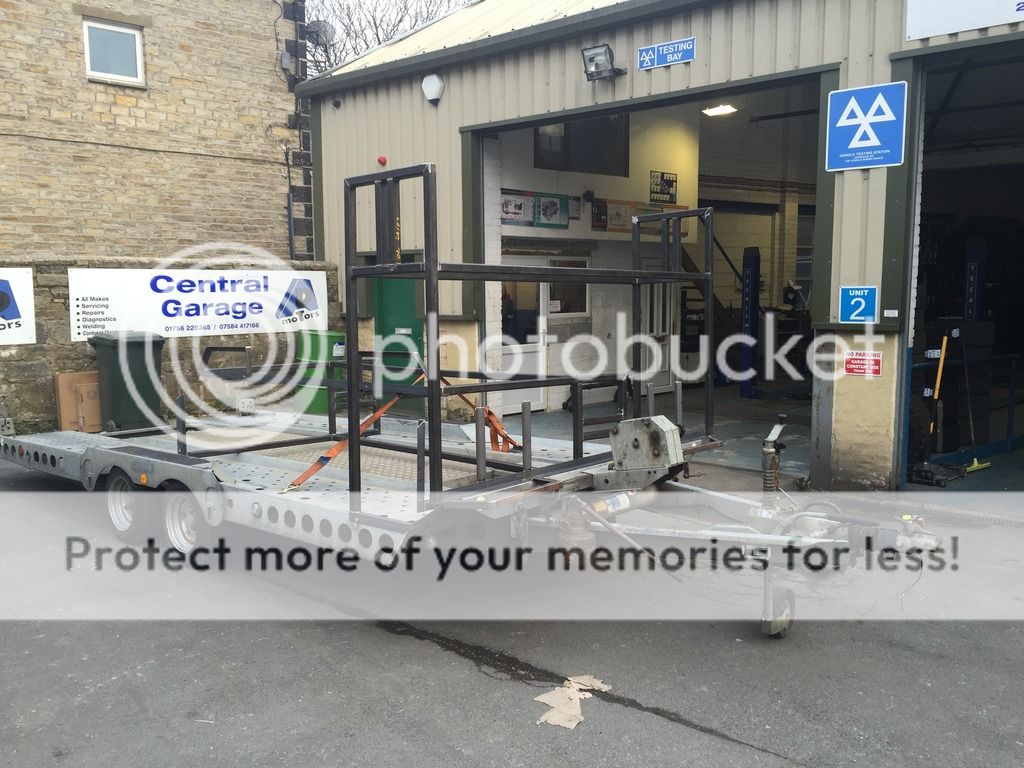 Wheel and tyre rack.. Ifor Williams trailer | The M3cutters