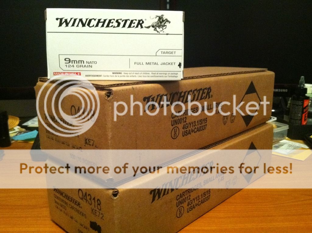 SOLD - 1K - Winchester NATO 9mm 124 Grain FMJ Military Ammo - Los ...